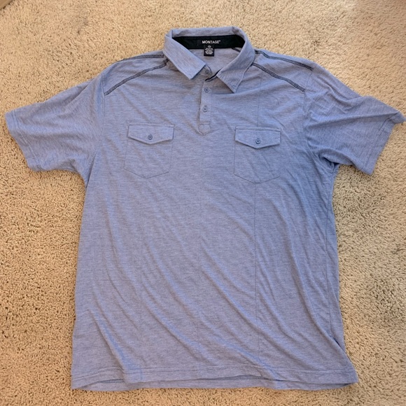 Shirts | Mens Xl Polo Montage | Poshmark